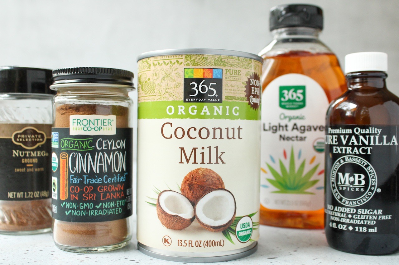 Vegan spiced coconut whipped cream - Plant Based Jess
