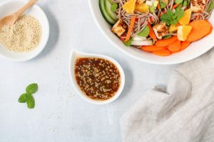 Sesame soy dressing - Plant Based Jess