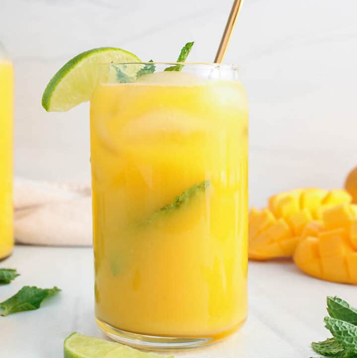 Mango Water (Agua Fresca, Agua de Mango) - Plant Based Jess