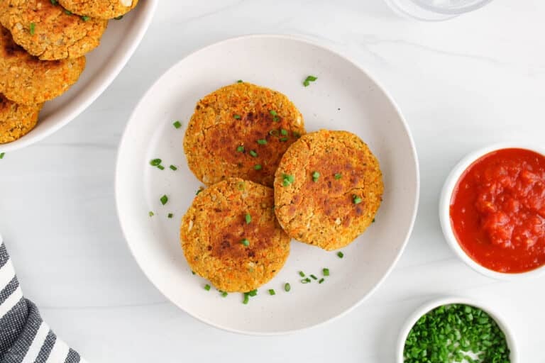 Veggie Chickpea Patties - Plant Based Jess