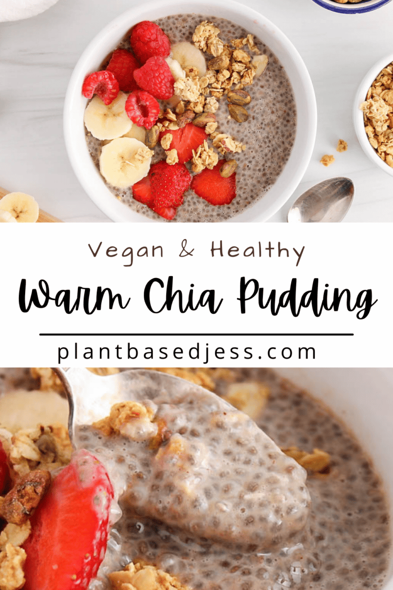 Warm Chia Pudding - Plant Based Jess