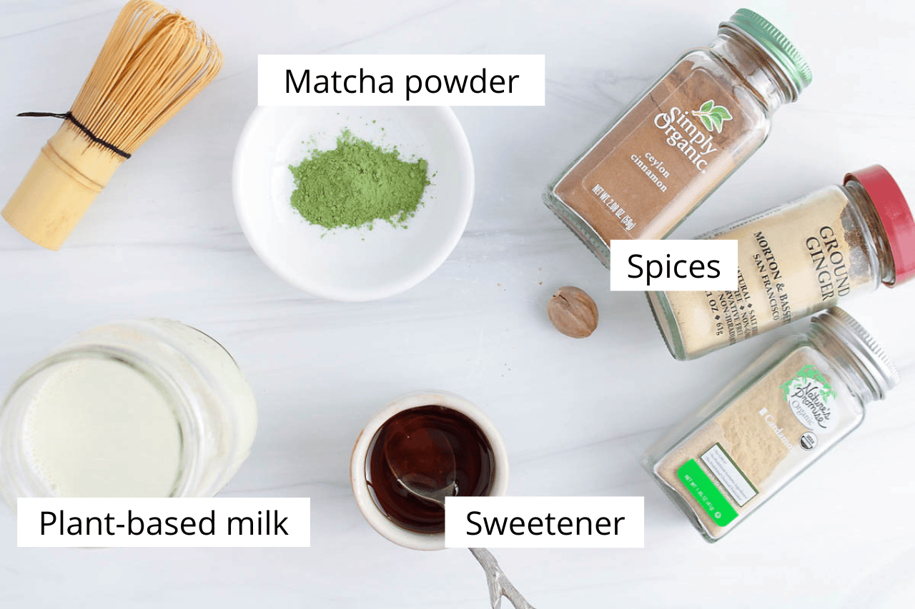 Matcha Chai Latte (Hot or Iced) - Plant Based Jess