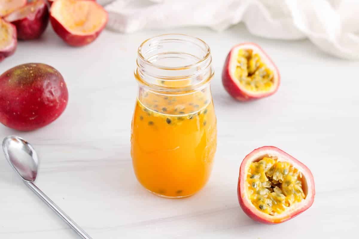 Passion Fruit Syrup - Plant Based Jess