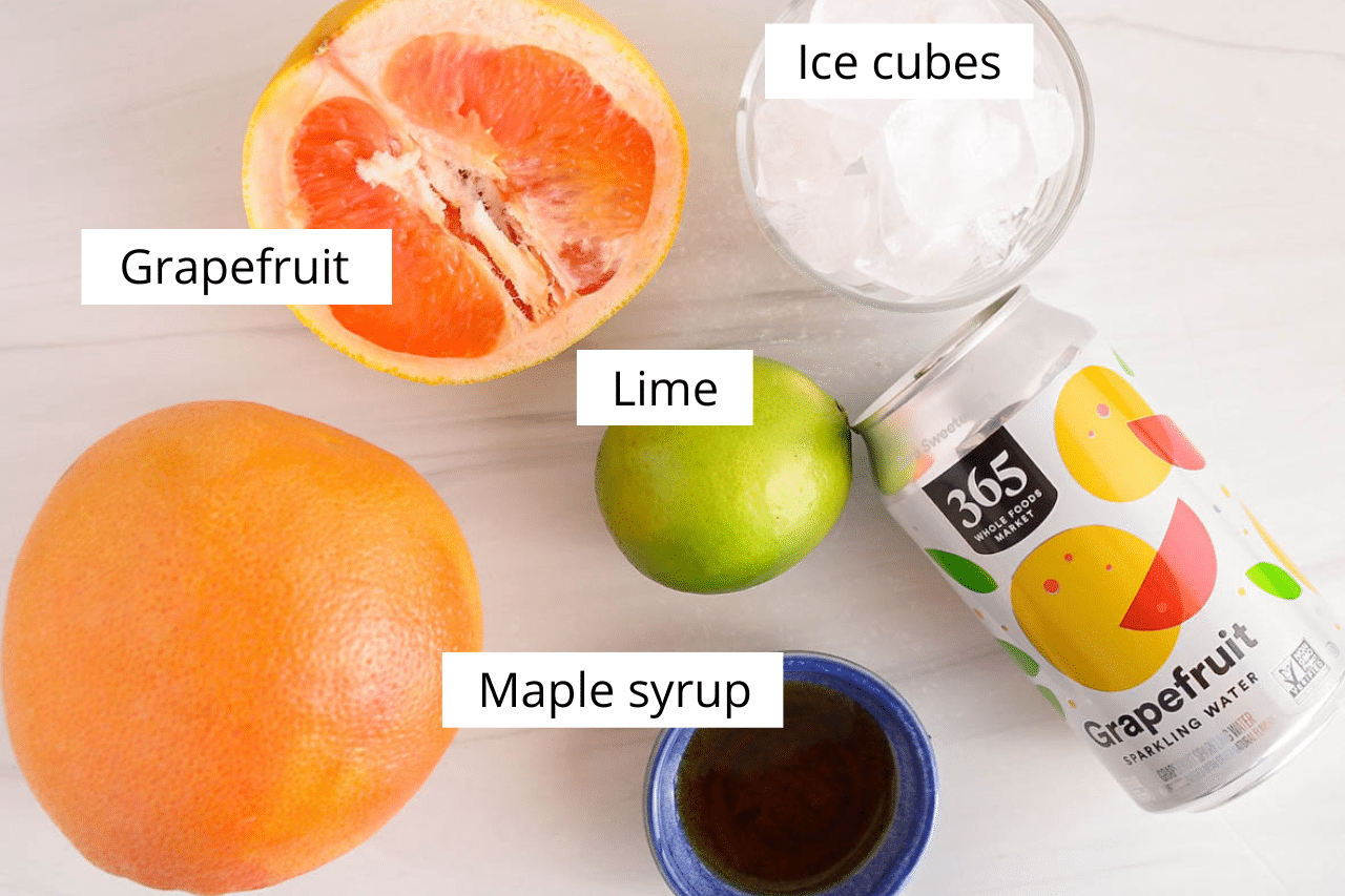 Sparkling Grapefruit Mocktail (Virgin Paloma) - Plant Based Jess