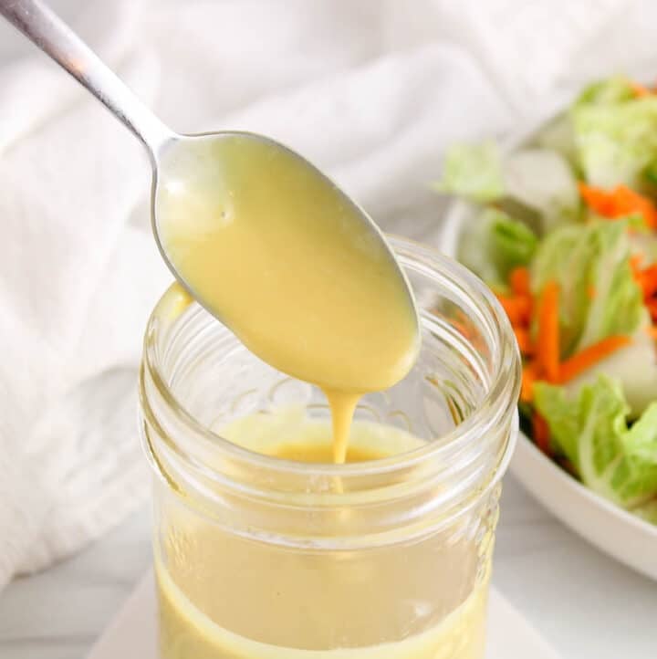 Vegan Honey Mustard Dressing - Plant Based Jess