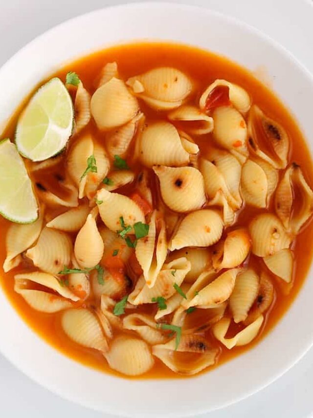 Mexican Sopita Shells (Naturally Vegan) - Plant Based Jess