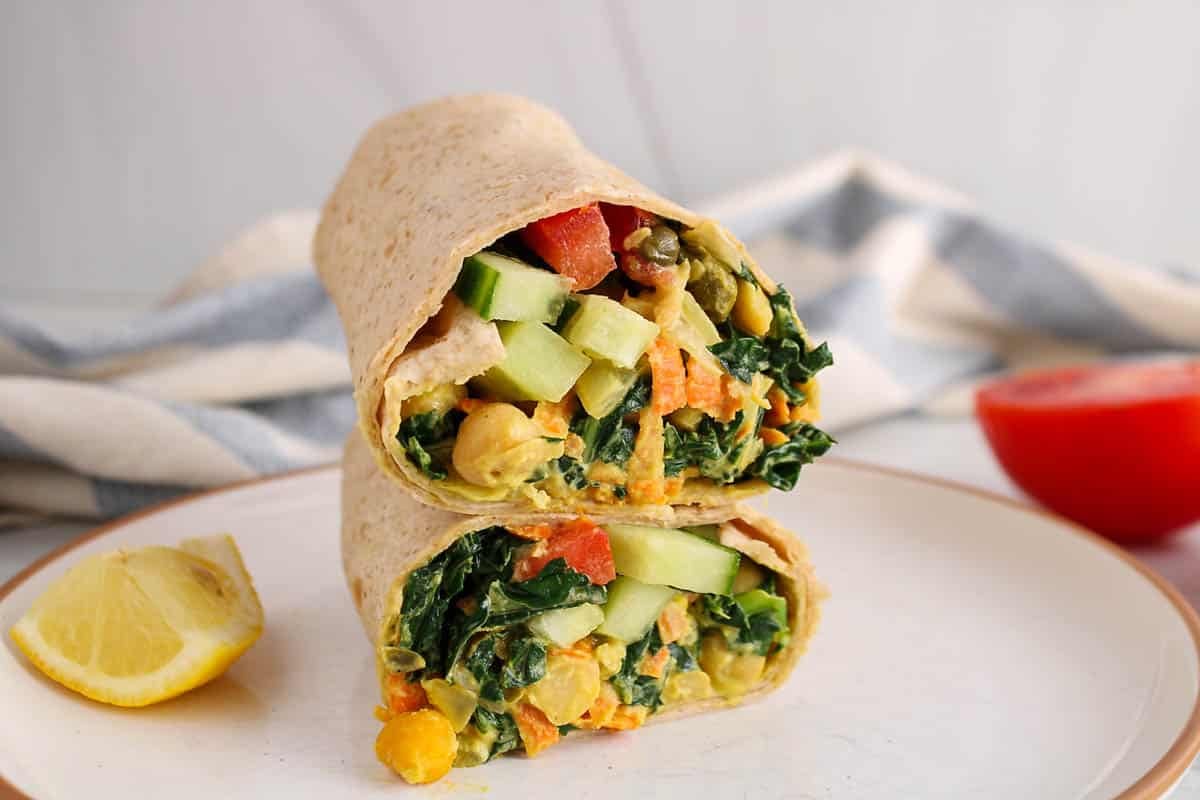 Kale Wraps (Vegan & Easy) - Plant Based Jess
