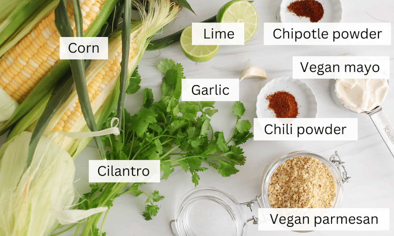 Easy Vegan Elote (Mexican Street Corn) - Plant Based Jess